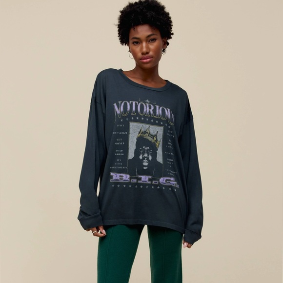 Daydreamer | Tops | Notorious Big Long Sleeve Merch Tee | Poshmark